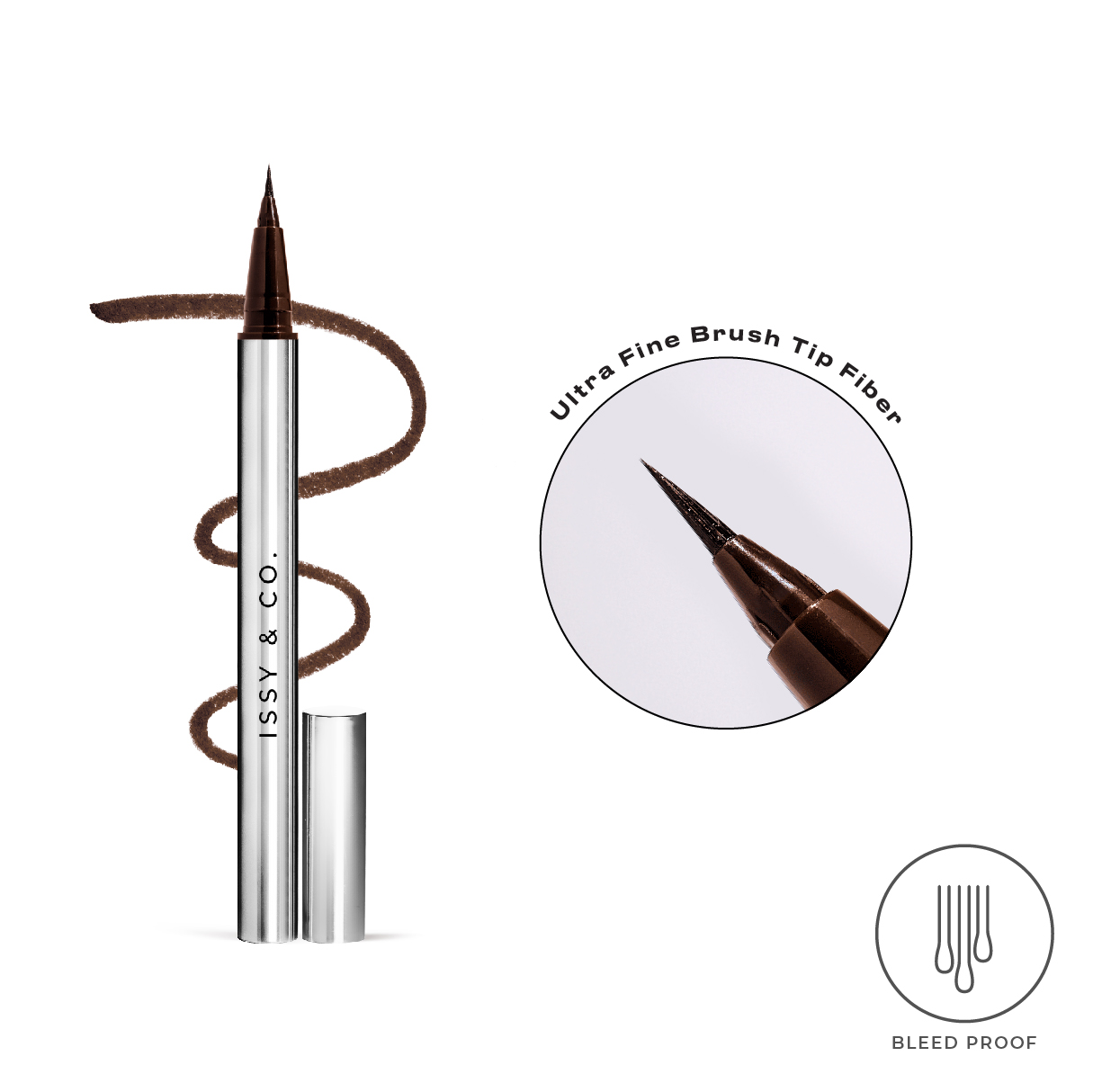 Issy & Co. Precision Brow Pen in Taupe Brown