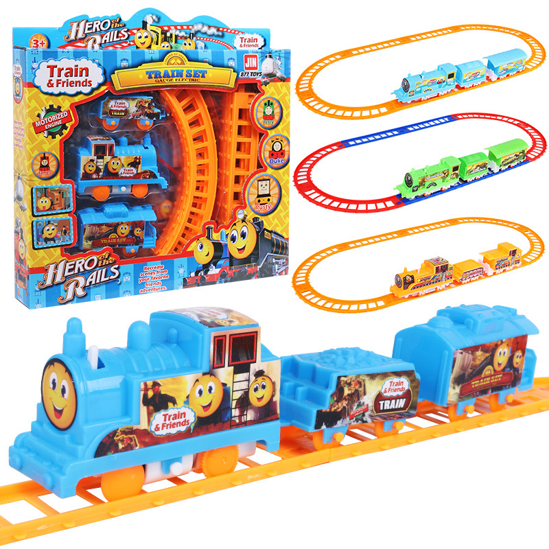 Fun Rail Car Kids Track Train Toy Set Puzzle Assembly Track Toys for ...