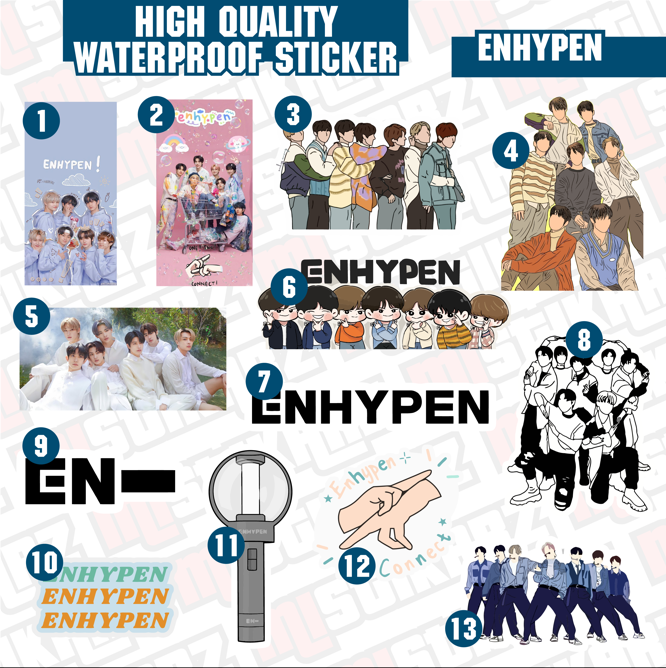 Shop Enhypen Vinyl Sticker with great discounts and prices online - Feb ...