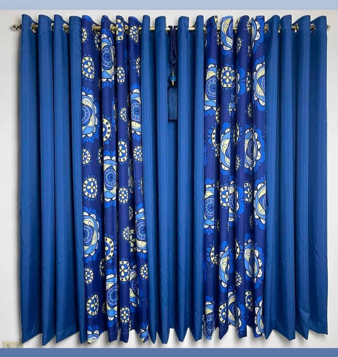 Cobalt Blue Curtains Future Dusk Curtains Combination Sold Per Piece