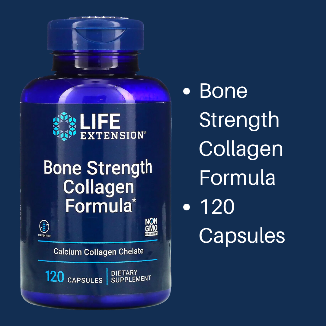 Life Extension Bone Restore Vitamin K2 Strength Collagen Formula 120 C – LaPHARMA