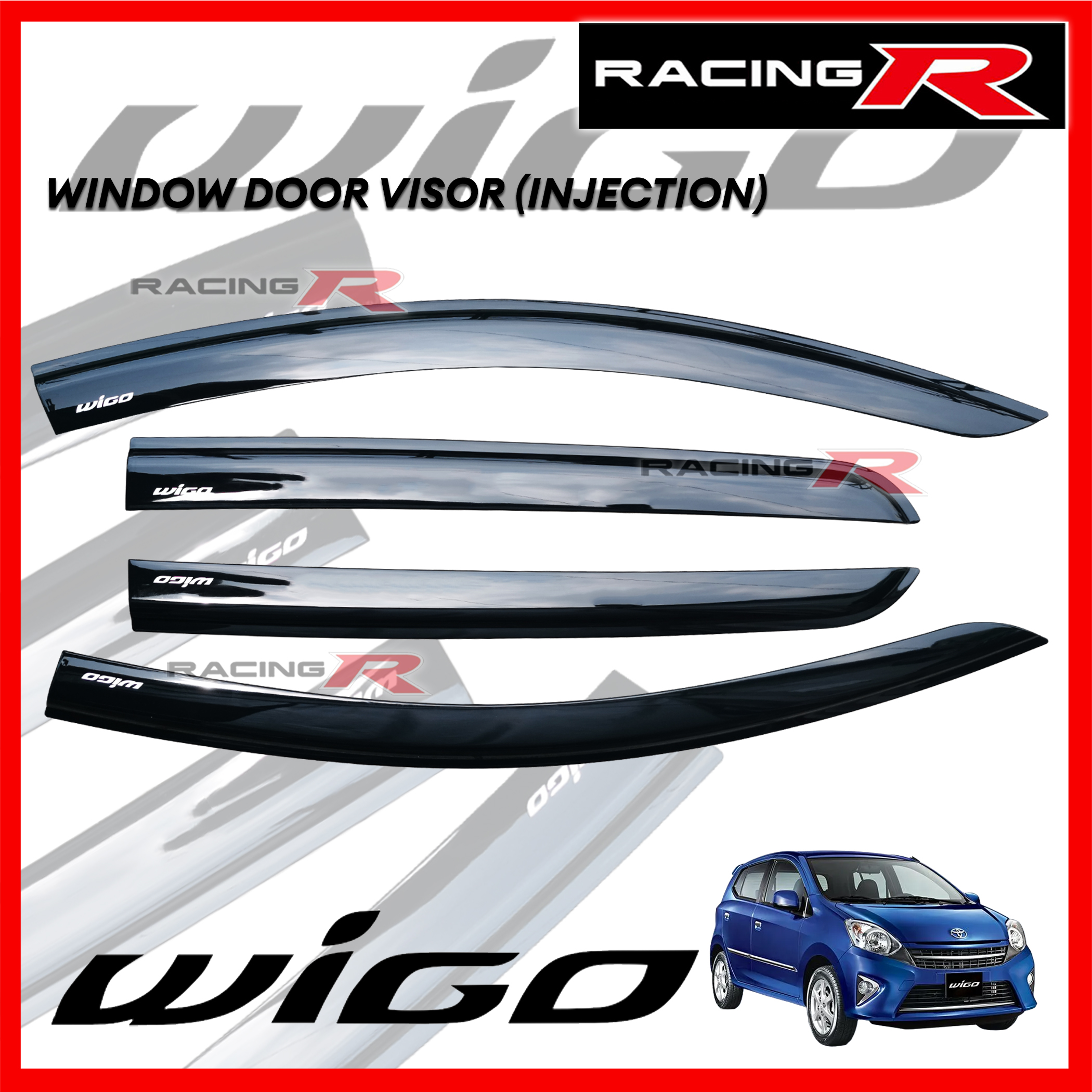 Shop Toyota Vios 2019 Rear Window Louvers with great discounts and ...