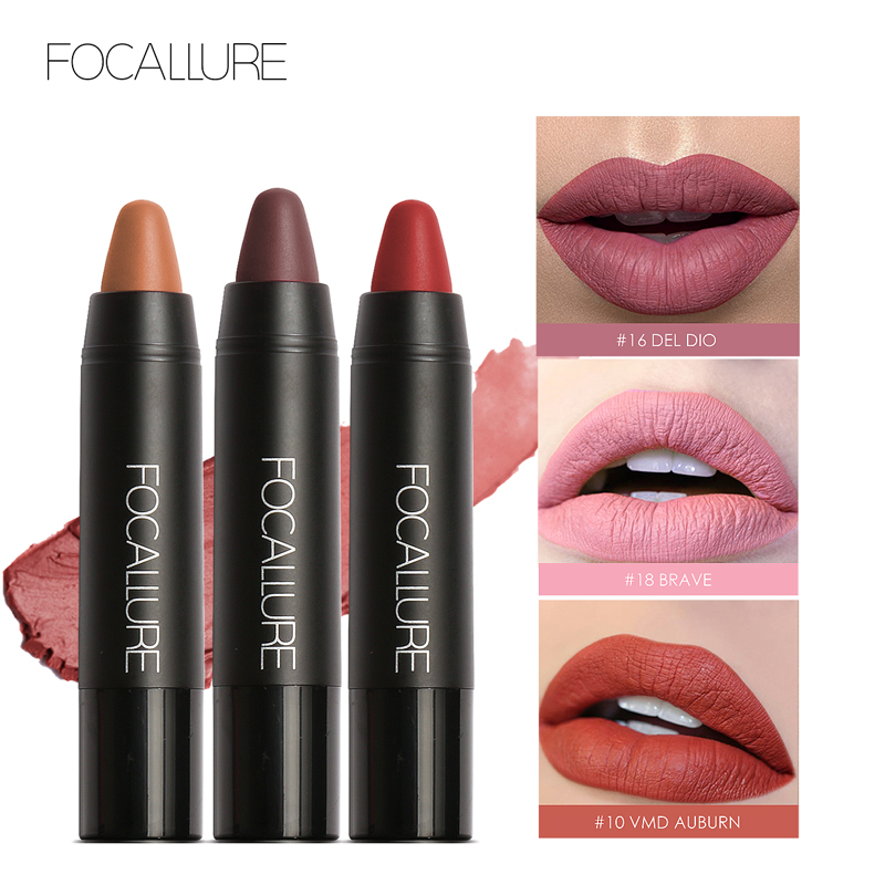 FOCALLURE Easy to Wear Long Lasting Waterproof Matte Lipstick-19 ...