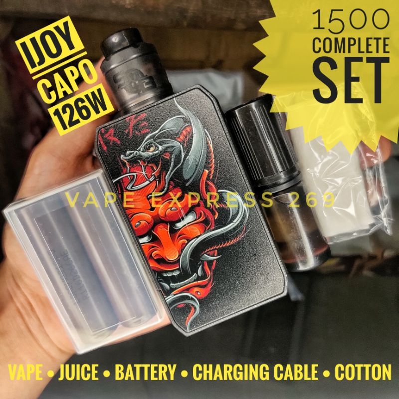 Just Vape IJOY CAPO SET NOW AVAILABLE! Complete Set: Pair, 51% OFF