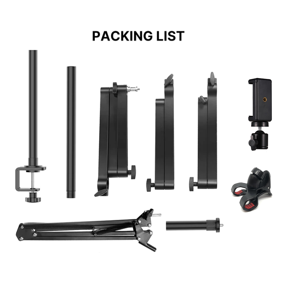 Pxel TS-A1 Universal Flexible Table Stand Gear Tree with 2 and 3 Secti ...