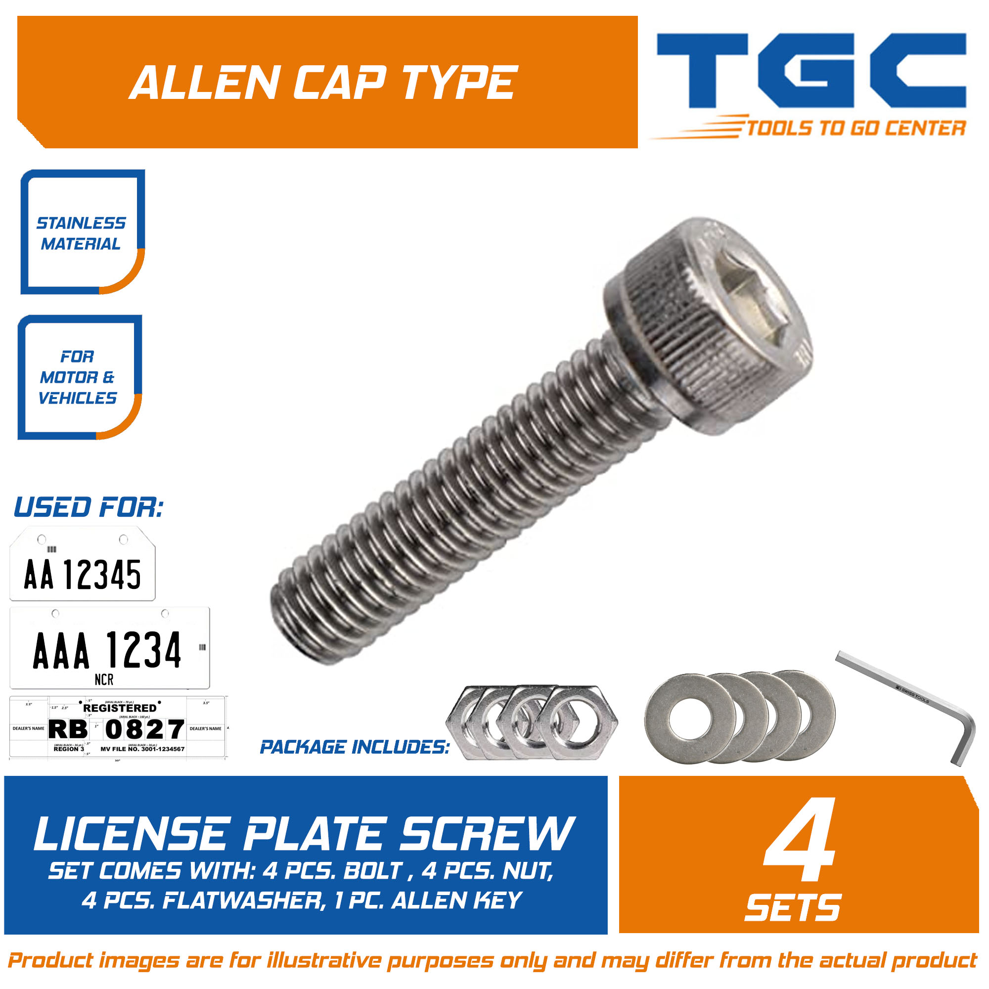 Shop Honda Click V3 Screw For Plate Number with great discounts and ...