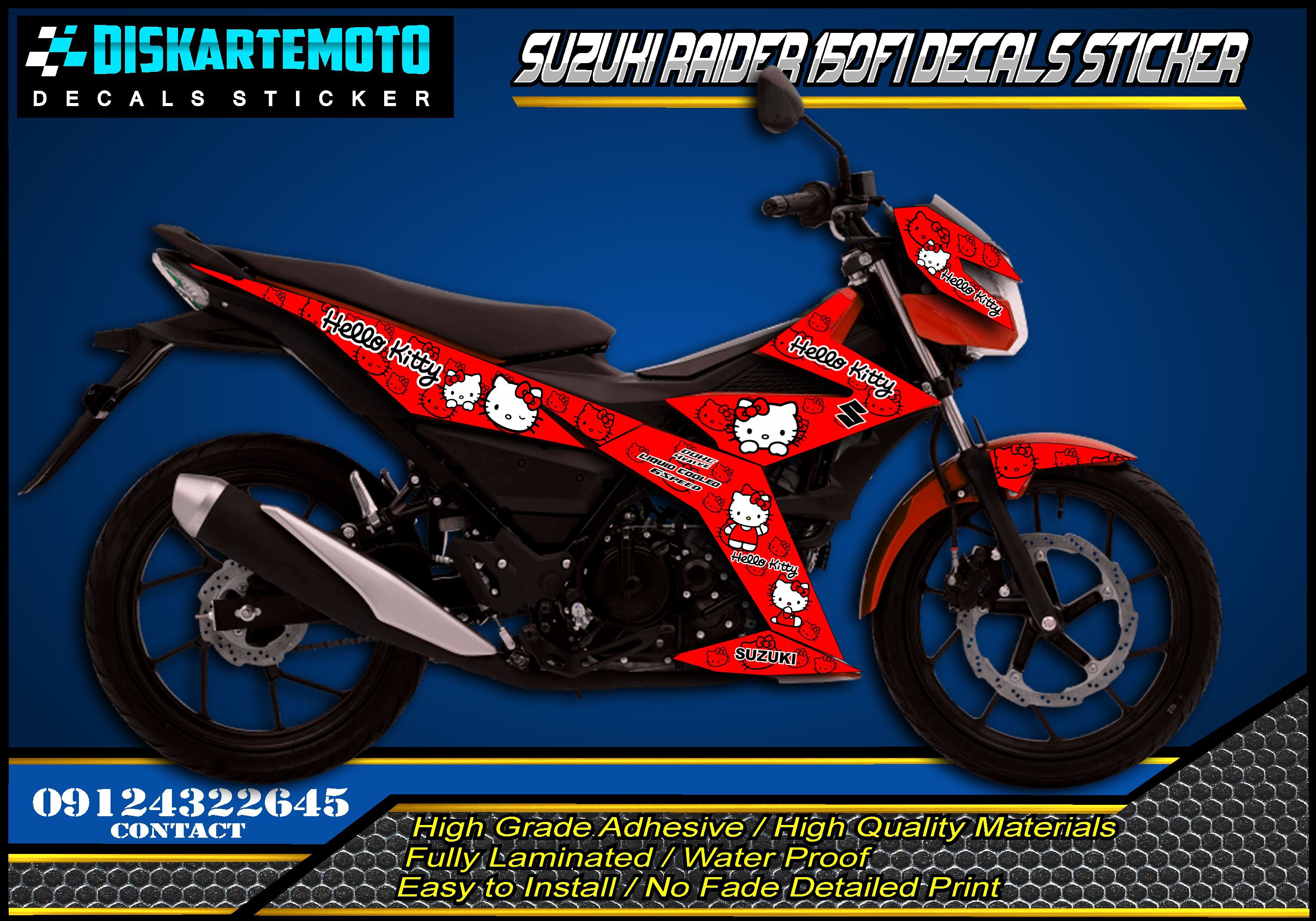 Sticker Design For Motorcycle Raider 150
