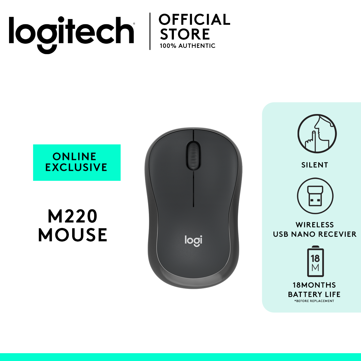 Shop Logitech Pebble M350 M380 Wireless Mouse with great discounts and ...