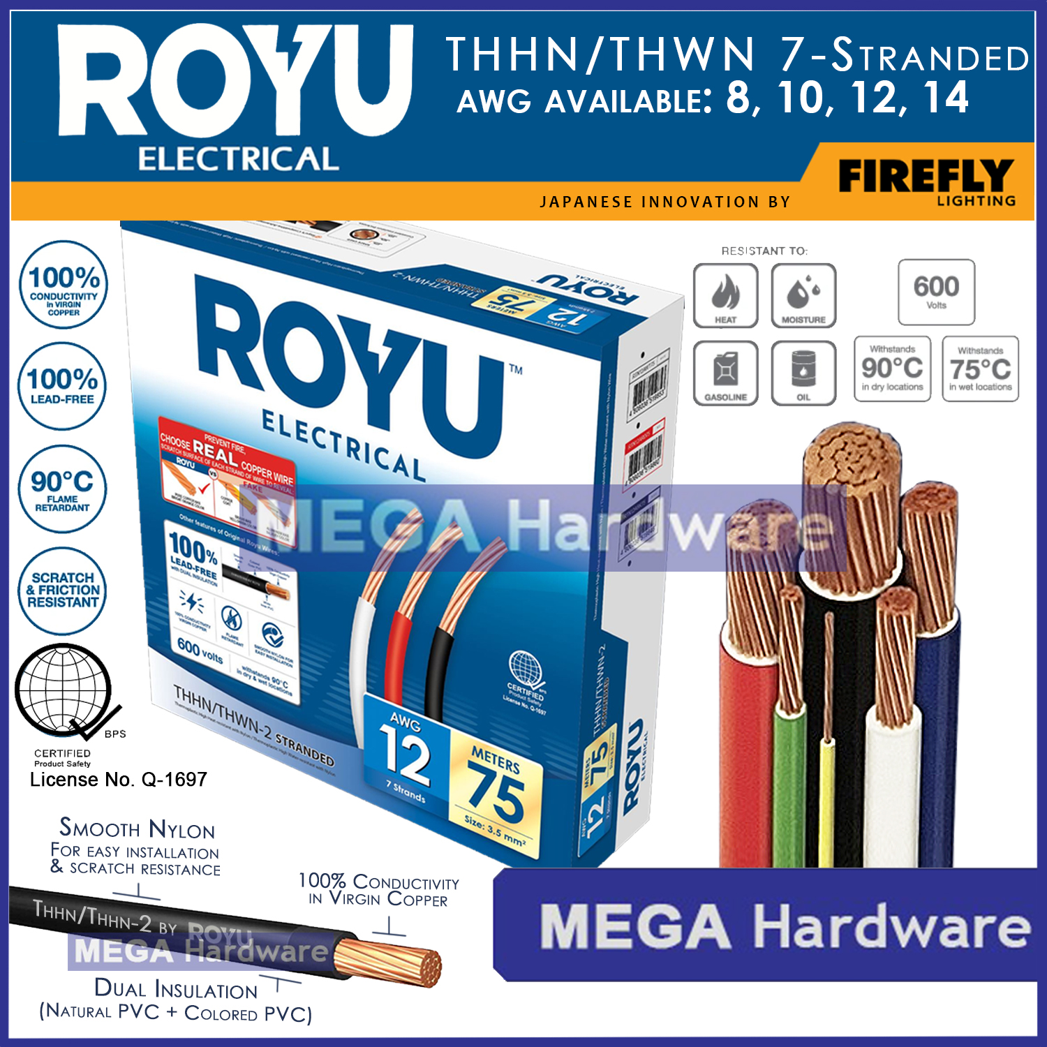 Buy 100mm Thhn Wire online | Lazada.com.ph