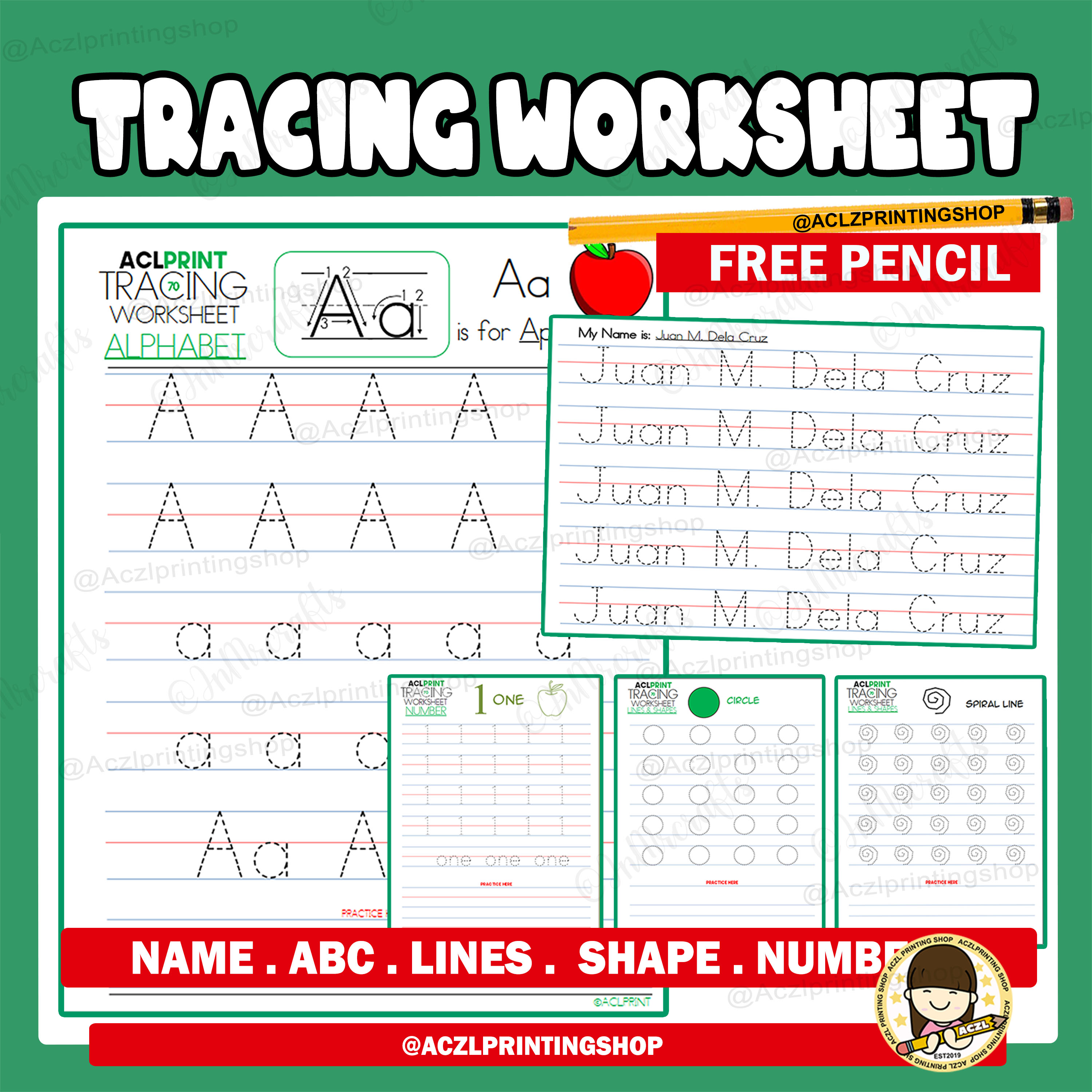 Shop Tracing Worksheets For Kids with great discounts and prices online ...