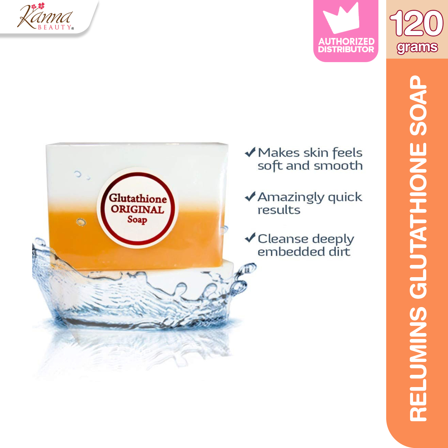 Relumins Glutathione & Kojic Acid Dual Soap for Flawless Skin ...