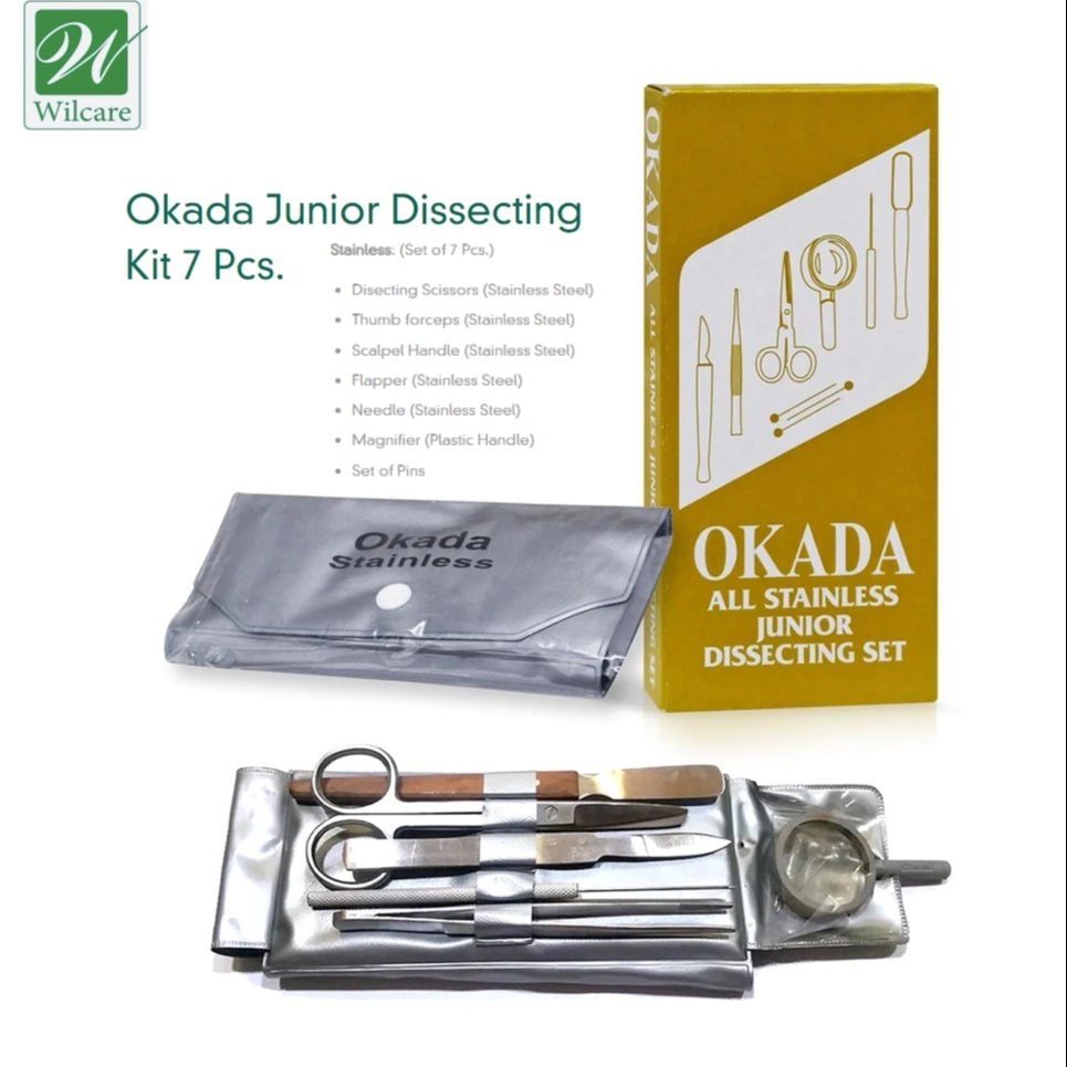 Okada Dissecting Set Stainless Steel (Set of 7 pcs)