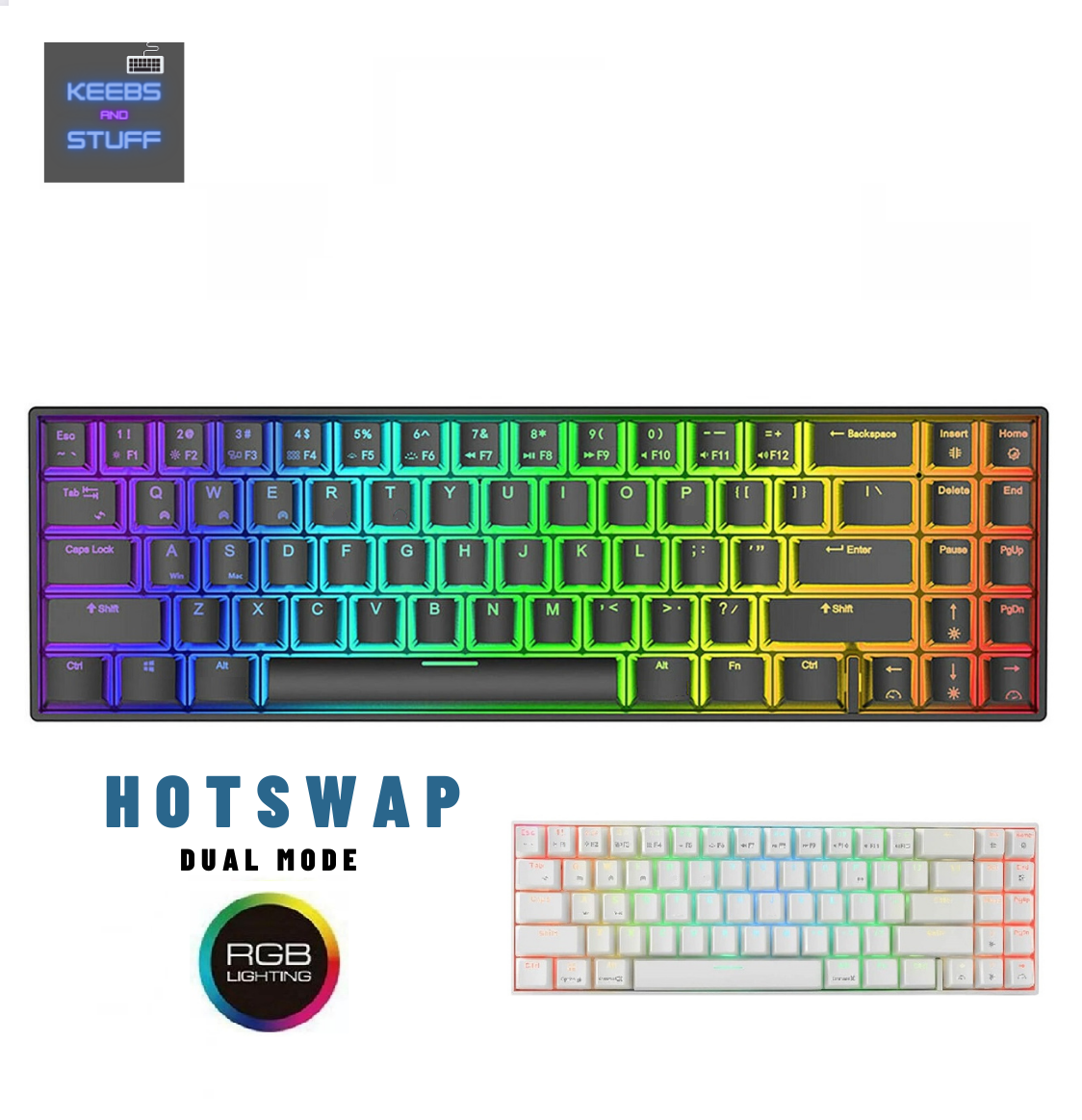 Shop Rk71 Mechanical Keyboard 3 Mode with great discounts and prices ...