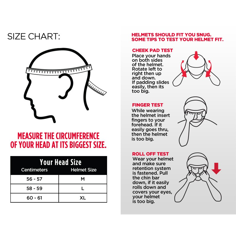 Spyder Helmet Size Chart Philippines To India - Infoupdate.org
