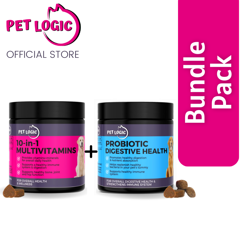 Pet Logic Probiotic Digestive Health Dog Chews 240g Pet