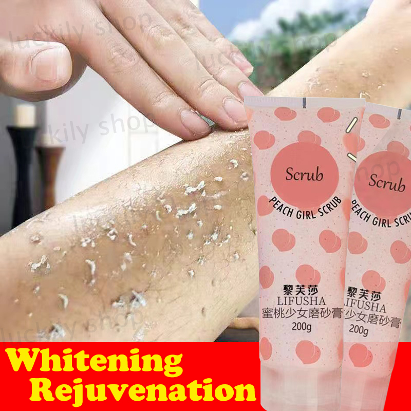 Body Scrub Cream Peeling Skin Whitening Whole Body Exfoliating Skin ...