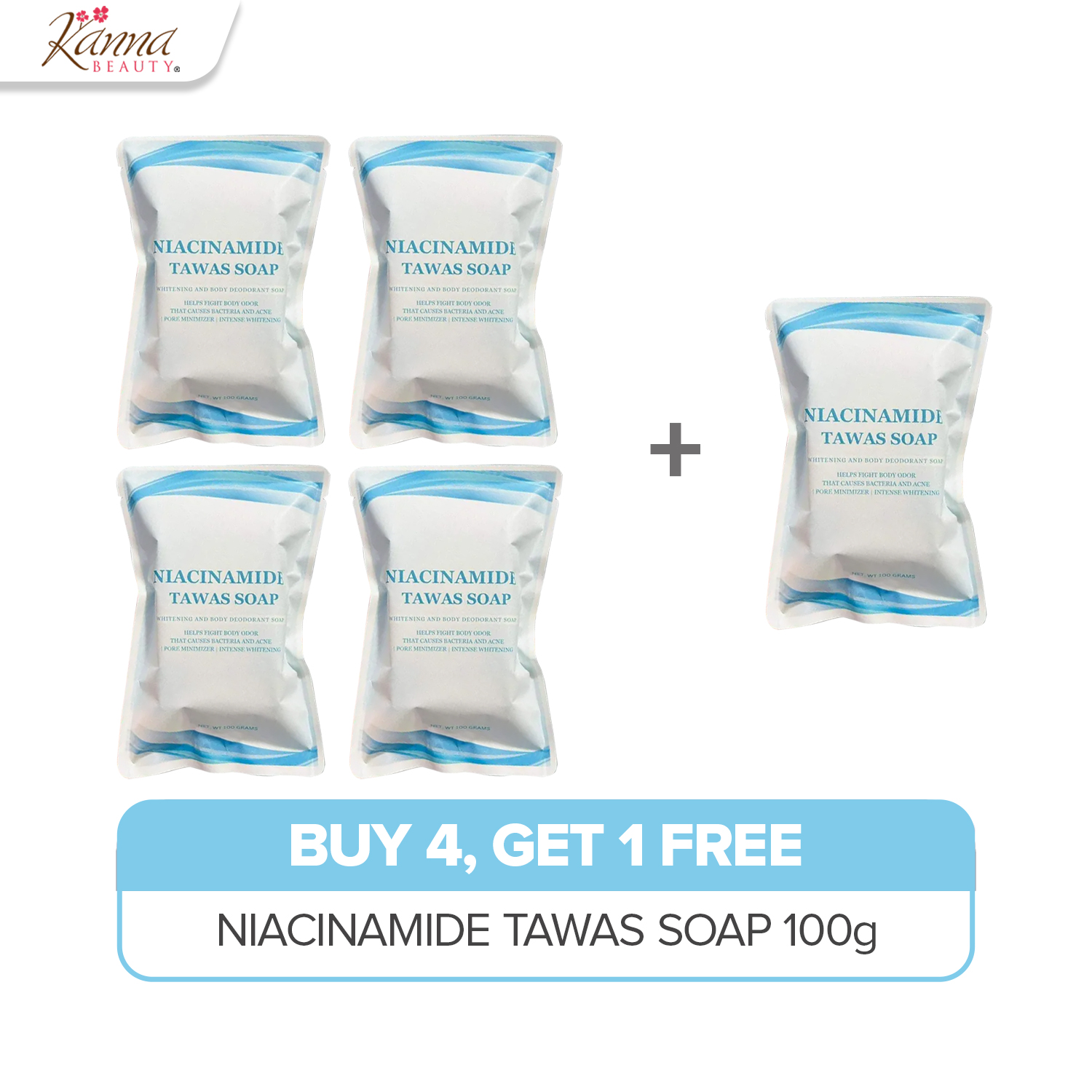 4+1 Niacinamide Tawas Soap 100g by Formulove Formula Love Body Soap ...