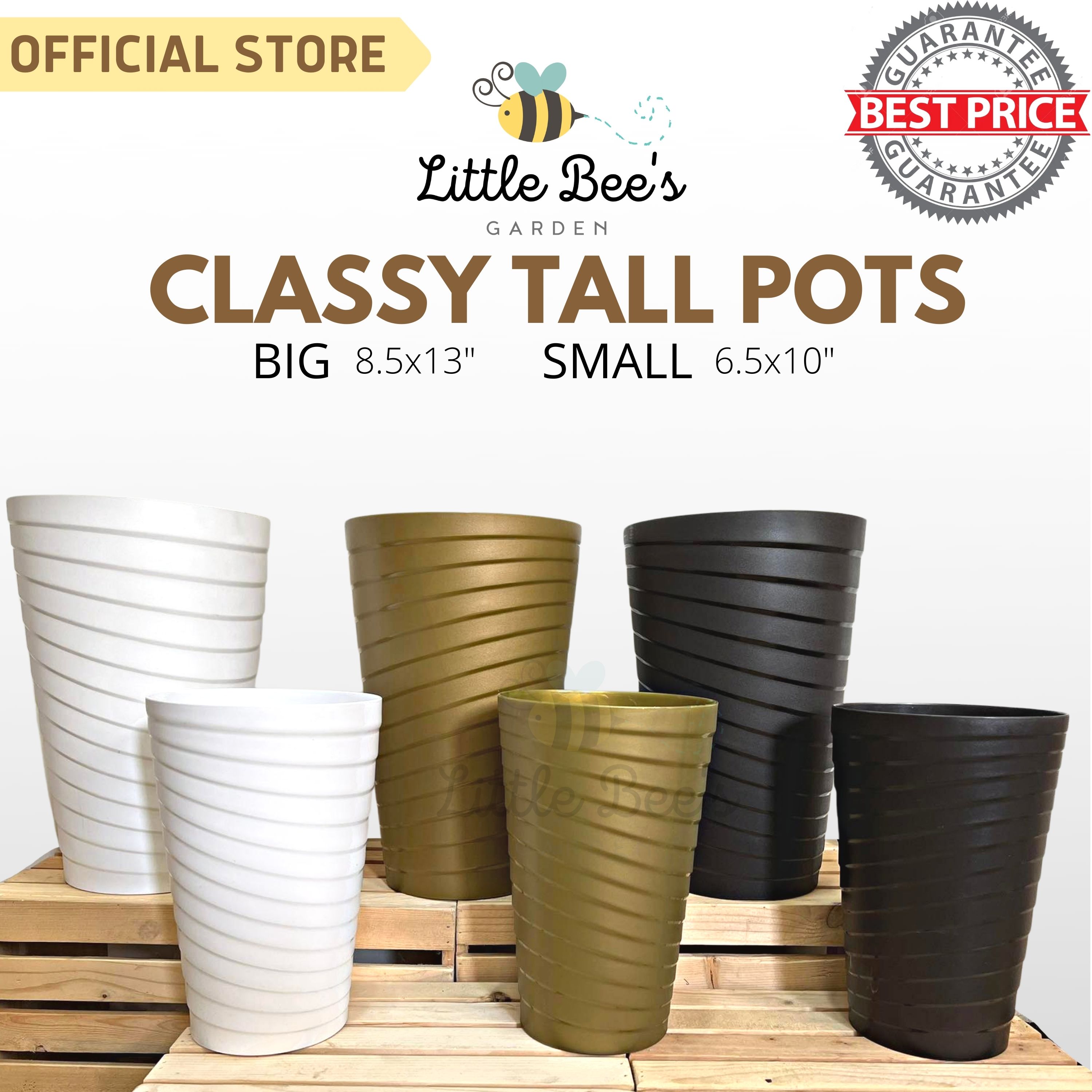 Shop Tall Plastic Pot For Plants online | Lazada.com.ph