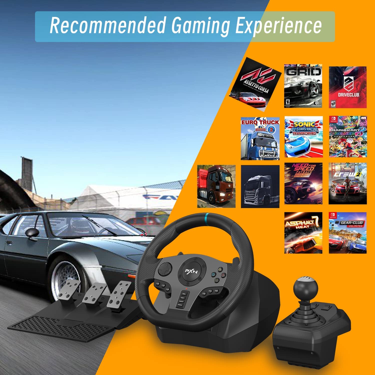 Realistic Driving #2 PXN V900 Racing Wheel Alienware Arena, 51% OFF