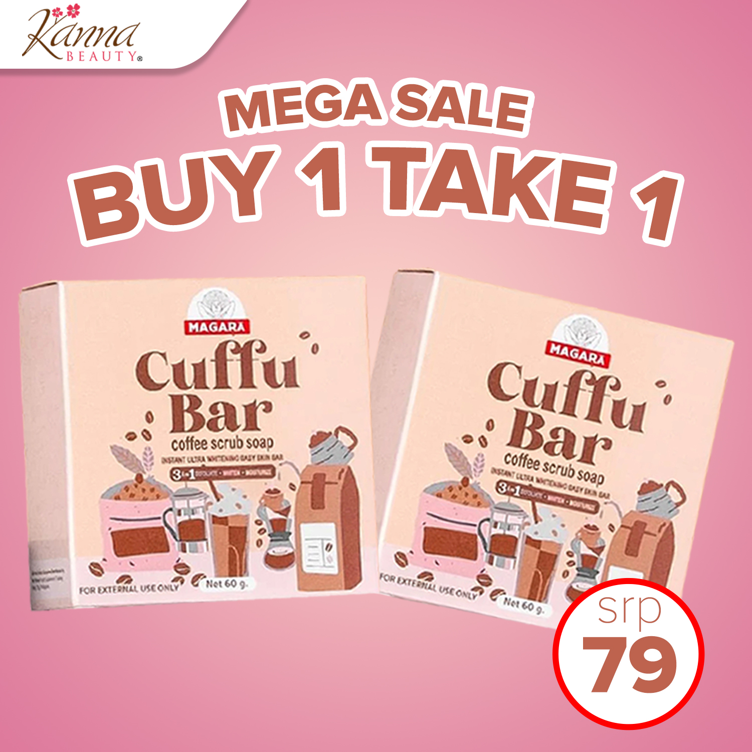 B1T1 Magara Skin Cuffu Bar Coffee Scrub Body | Cuffu Gloza Keratin ...