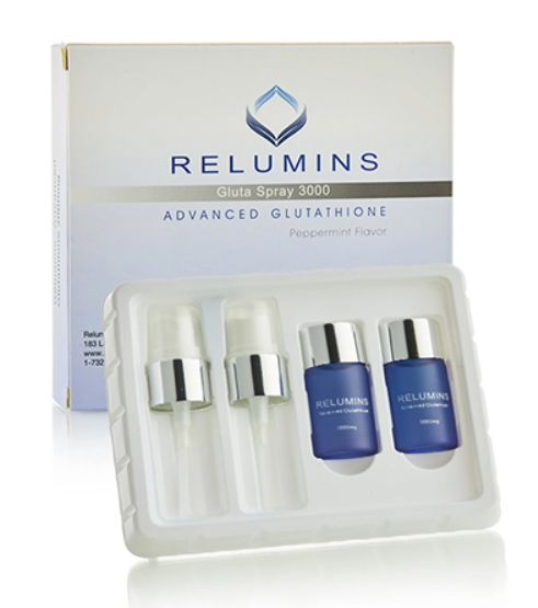 Relumins Oral Glutathione Spray- New Advanced Formula 3000mg Plus Zinc ...