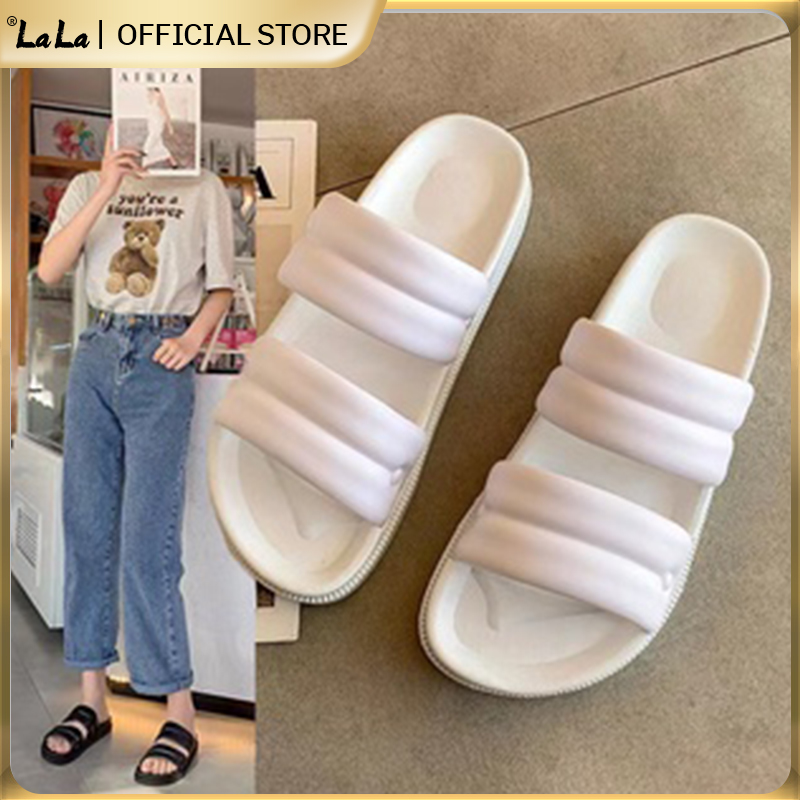NEW Arrival All Season Two Strap Slippers Korean Fashion Slip Ons ...