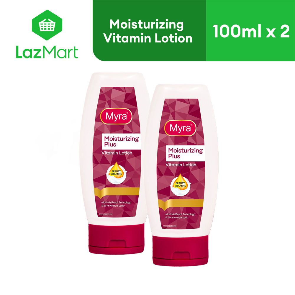Myra Moisturizing Plus Vitamin Lotion 100 ml pack of 2