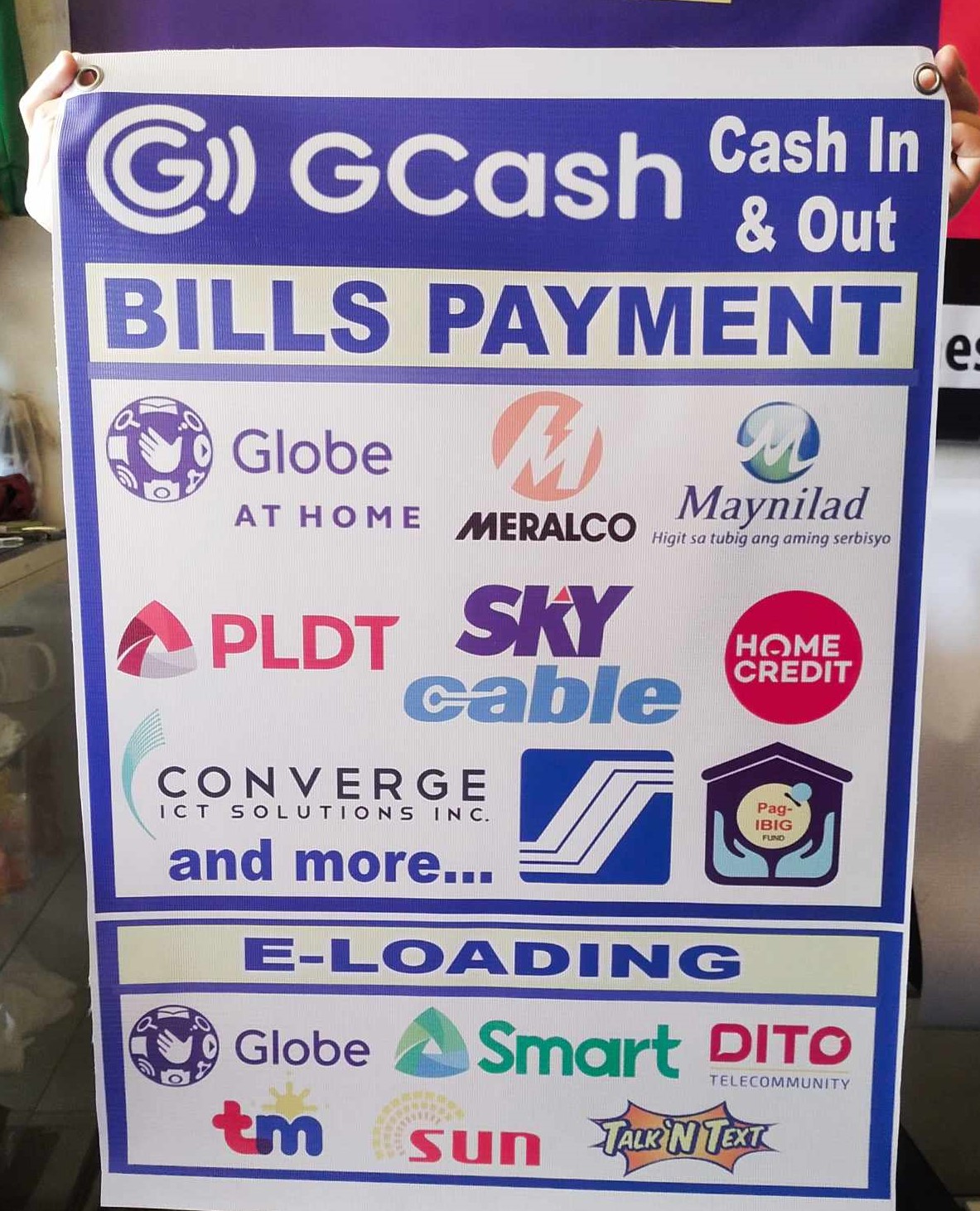 Shop Tarpauline Gcash Costumize with great discounts and prices online ...