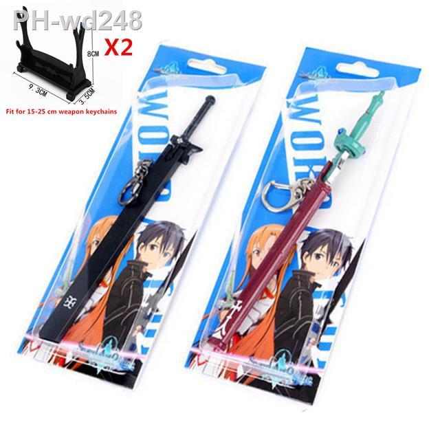Sword Art Online SAO Swords Keychains Metal Kirigaya Kazuto Kirito ...