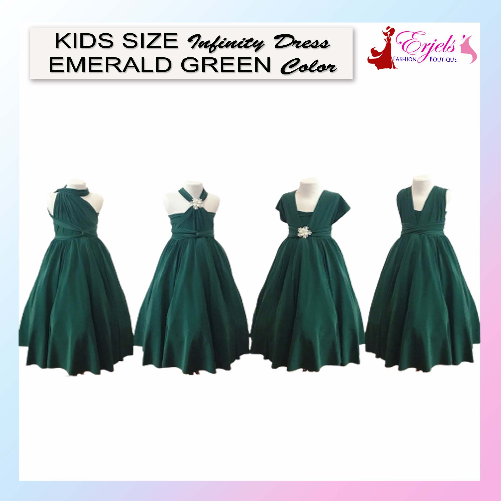Shop Pictorial Dress For Graduation Emerald Green with great discounts ...