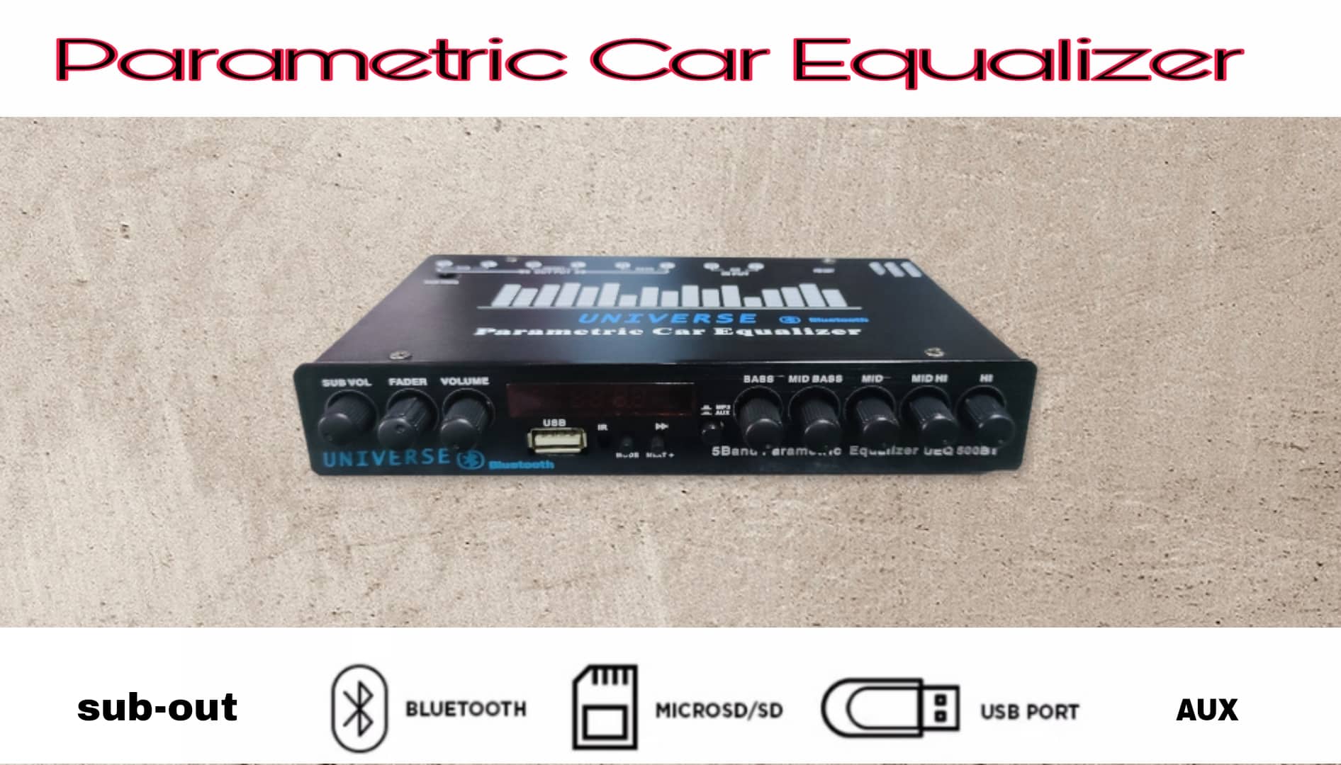 Shop 12v Graphic Equalizer For Amplifier with great discounts and ...