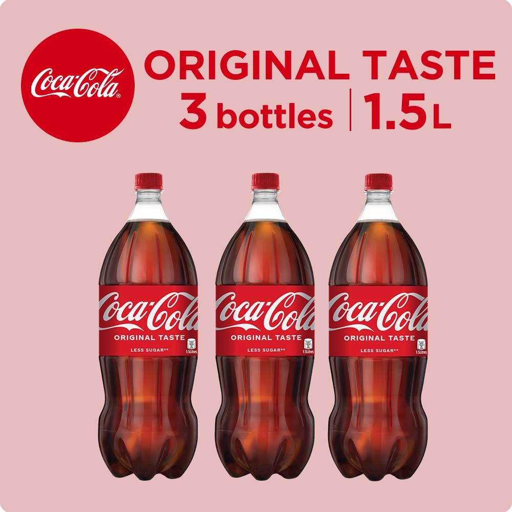 Coca-Cola Original Taste 1.5L - Pack of 3