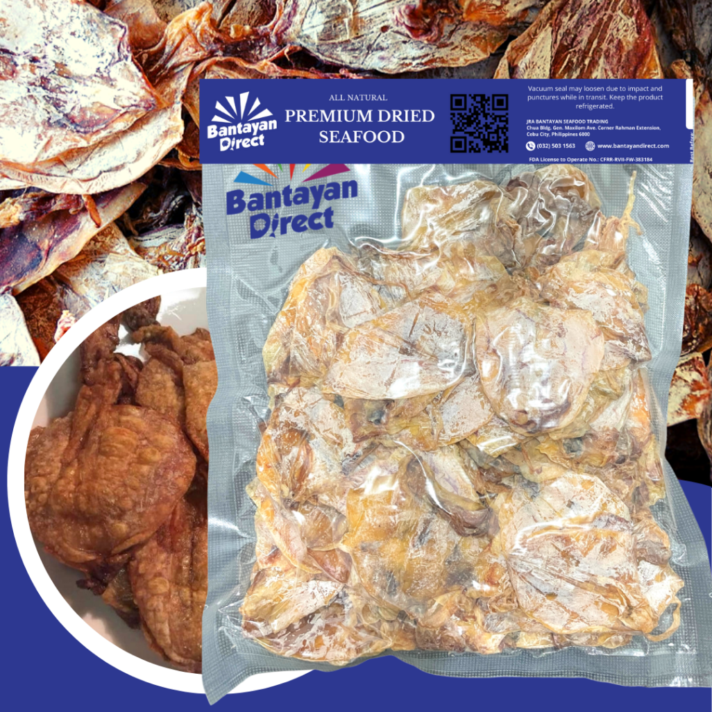 Dried Pusit (Unsweetened) 100g Filipino Dried Pusit, Nokus,