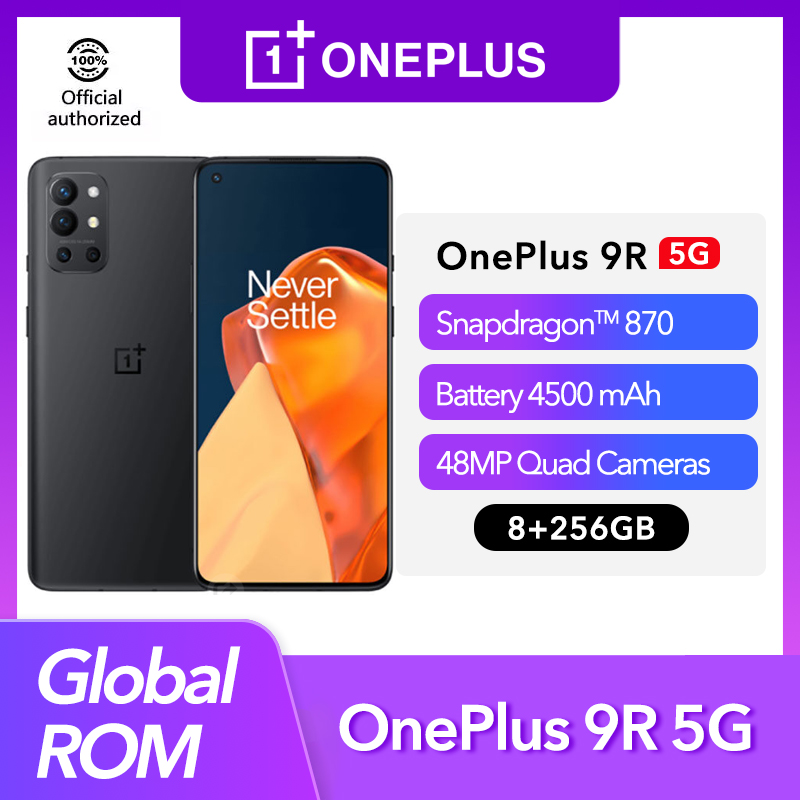 【Free Shipping】Global Rom OnePlus 9R 5G Smartphone Snapdragon 870 8GB ...