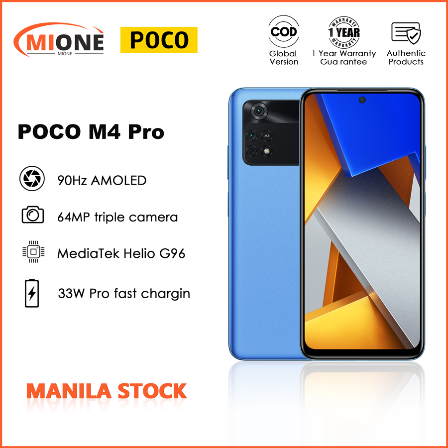 【MiOne】New Stock POCO M4 Pro NFC Global Version 8GB 256GB Smartphone ...