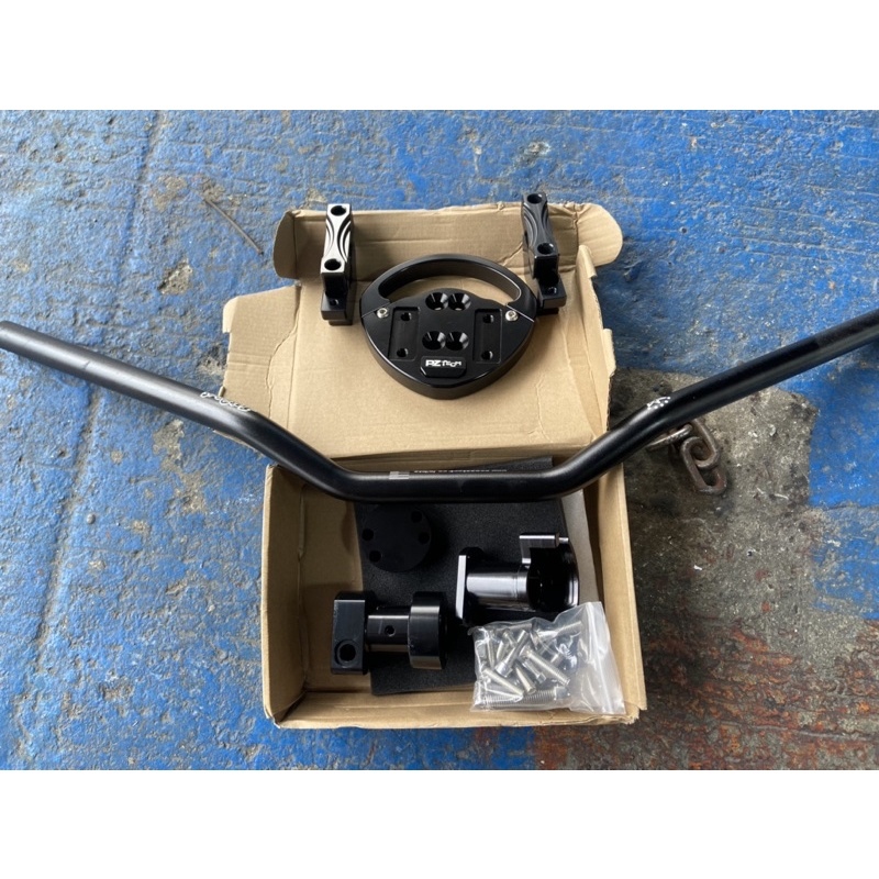 NMAX V2 / V1 Handle Bar Set PzTech Jet2Wheels Naked King Drag half ...