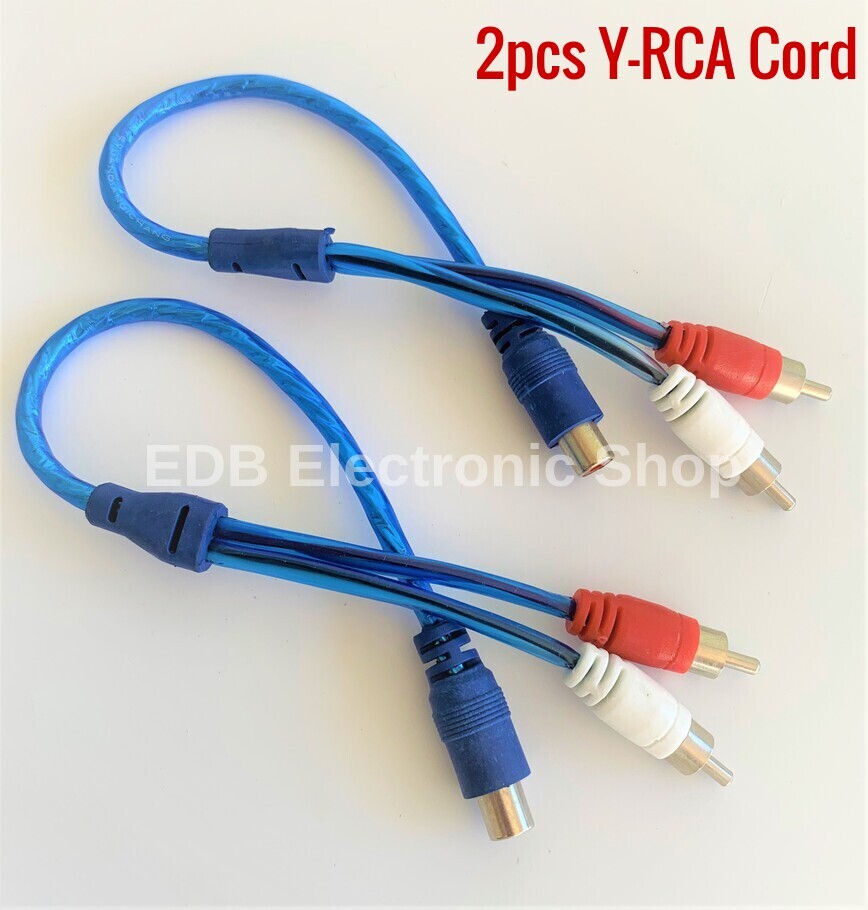 Rca Splitter 1 Male 2 Female 3.5mm Audio Jack Male Plug 2 Rca Splitter ...