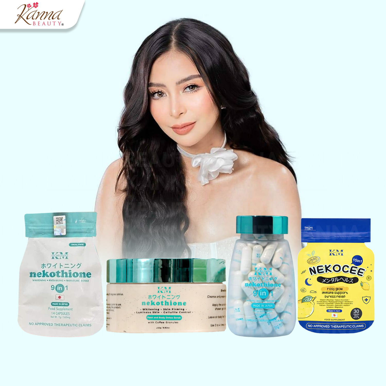 Nekothione 9 in 1 by Kath Melendez / Neko Glutathione 60 capsules , 14 ...