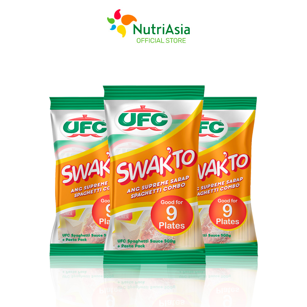 UFC Spaghetti sauce Swak'to Pack Bundle of 3