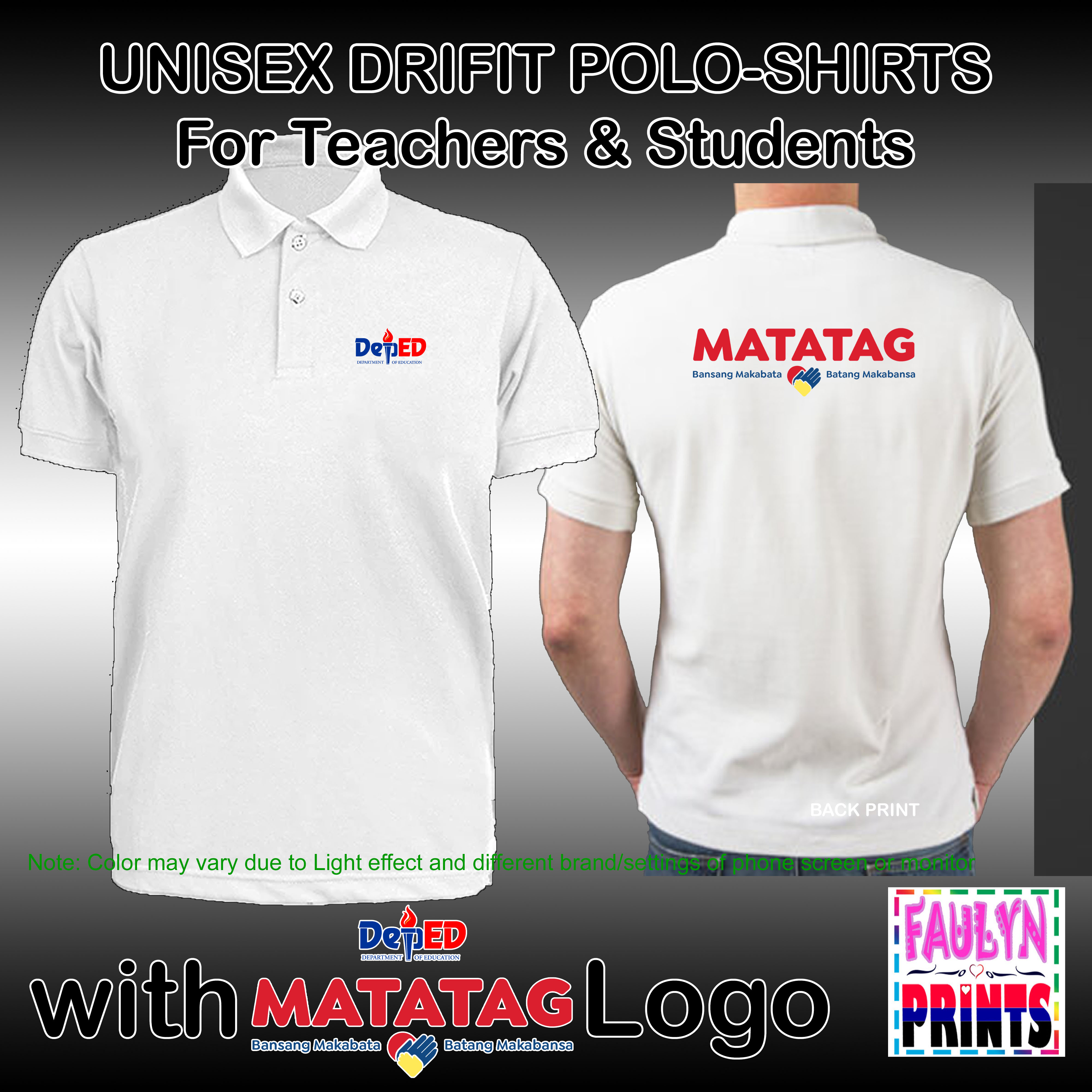 polo shirt deped matatag sublimation for women - Buy polo shirt deped ...
