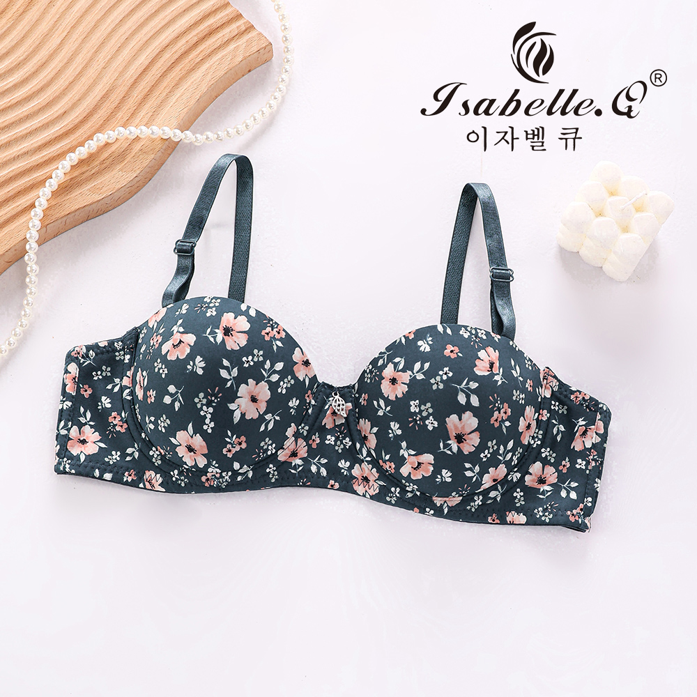 Isabelle.Q CupB Printed &Strapless bra W/wire bra ZHH38