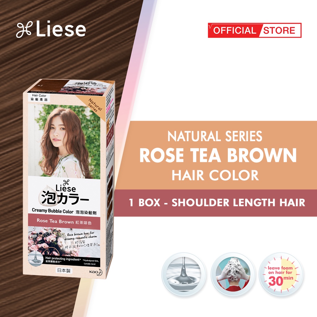 Rose Tea Brown Hair