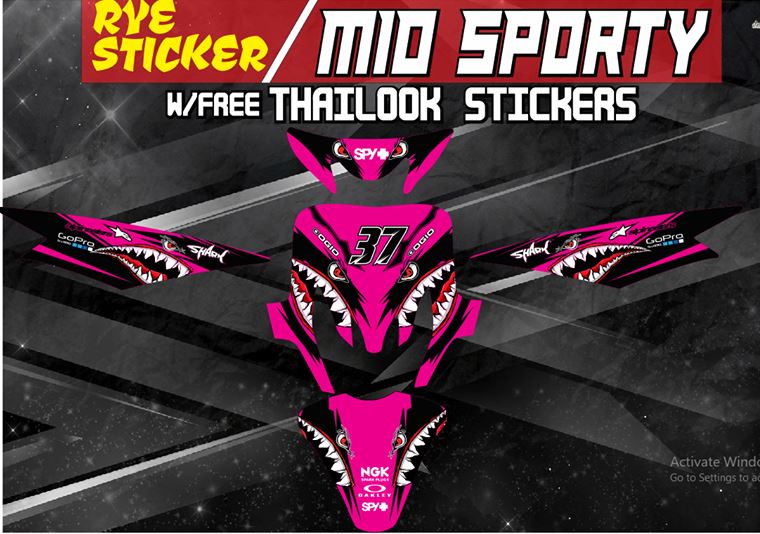 Yamaha Mio Stickers