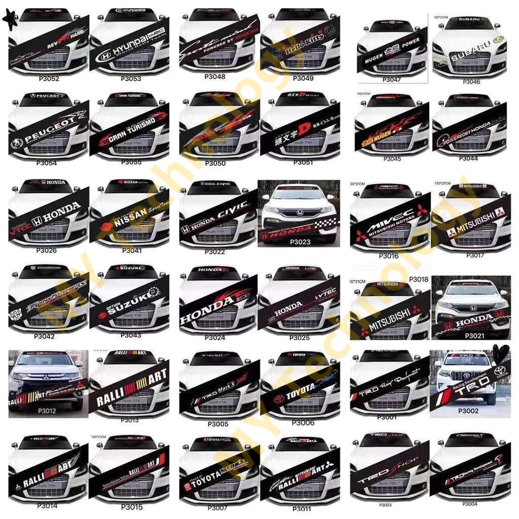 Shop Windshield Toyota Sticker online | Lazada.com.ph