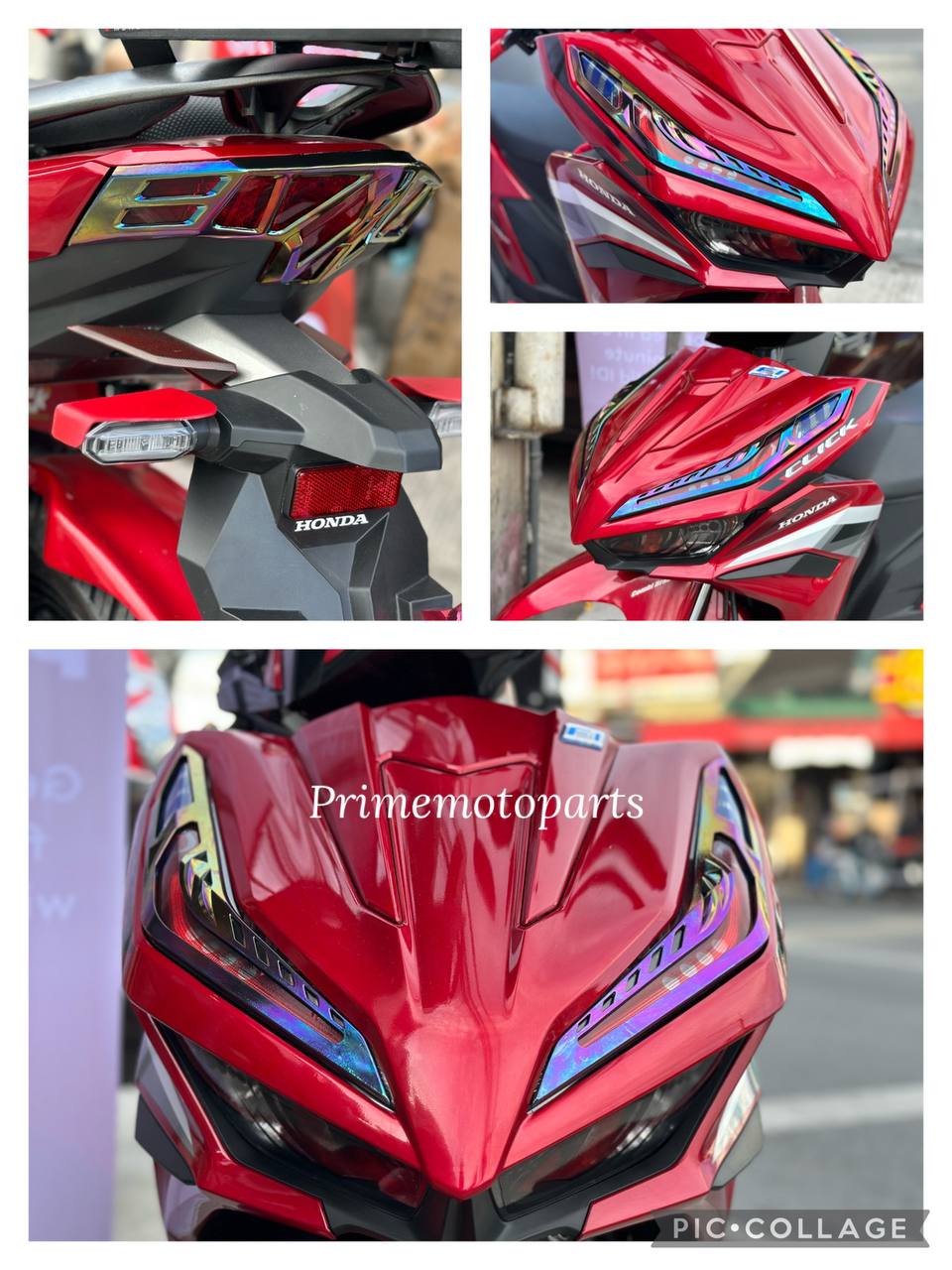 Honda Click 125i Set Up Red