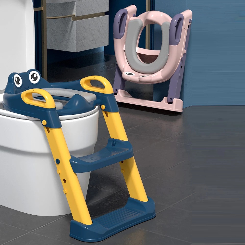 Toilet Ladder Folding Children's Potty Training Toilet Baby Seat Urinal ...