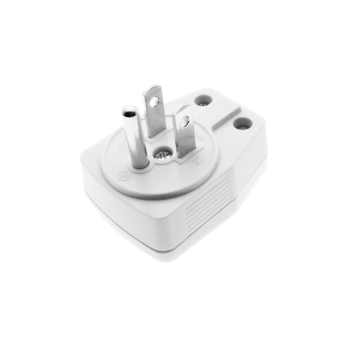 OMNI WHG-008 Heavy Duty Ground Plug 20A 220V Outlet Adapter for Home A ...