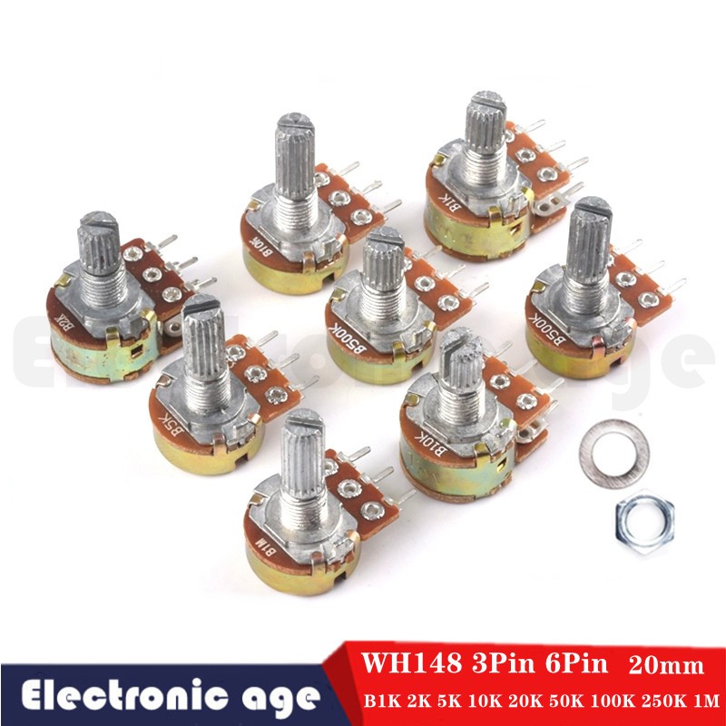 Shop Potentiometer 10k Ohms 4 Terminals with great discounts and prices ...