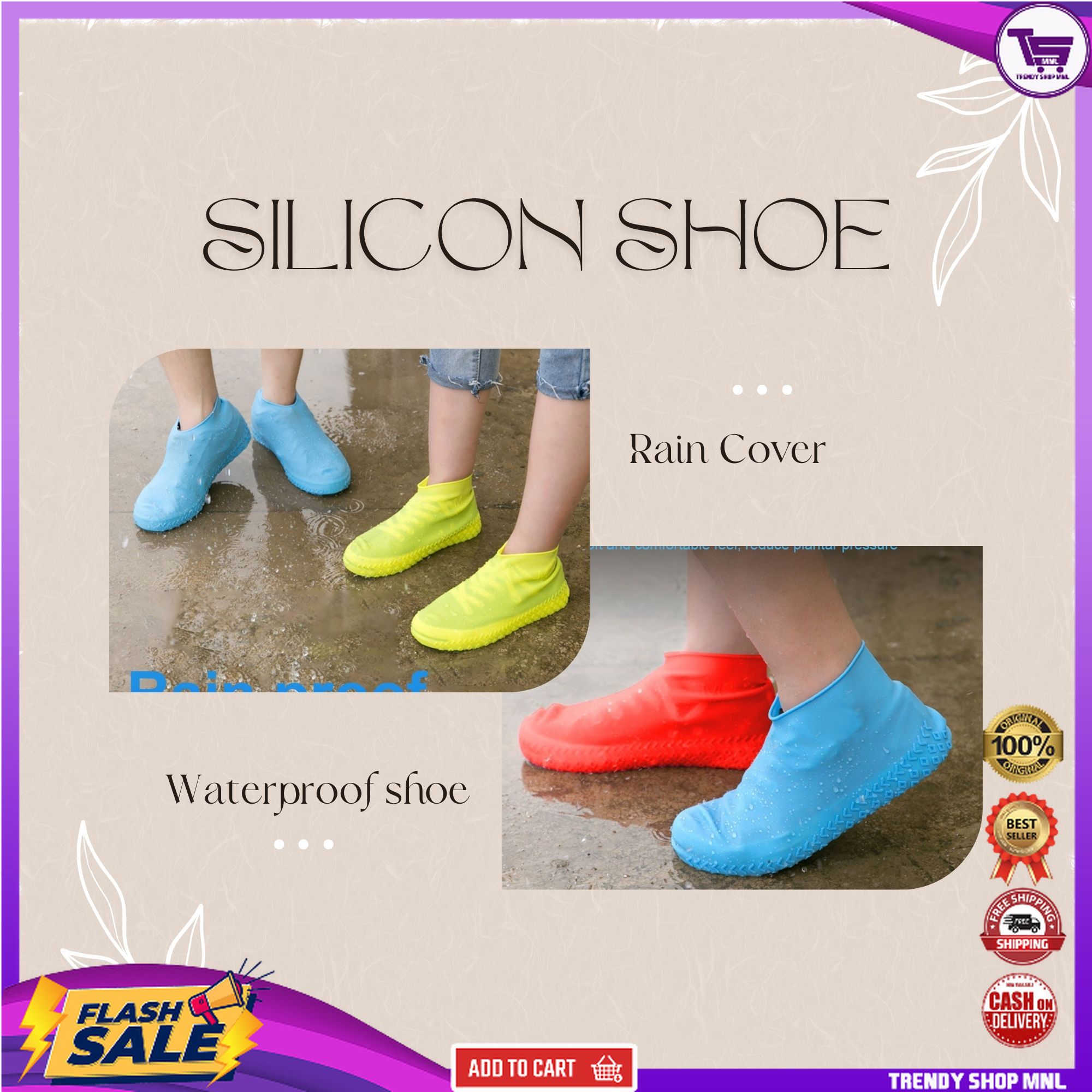 ORIGINAL HIGH QUALITY MULTI-FUNCTION RUBBER SILICON WATERPROOF SHOE ...