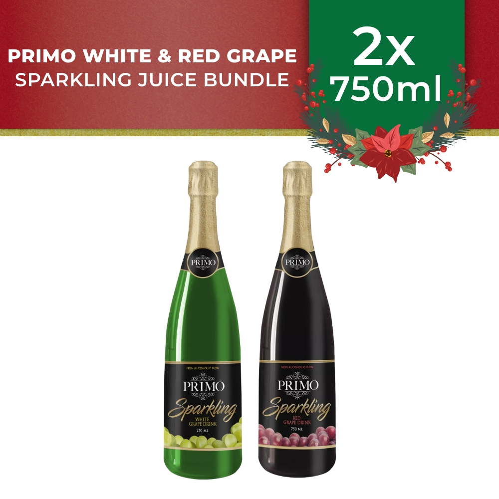 Primo White + Red Sparkling Juice Bundle